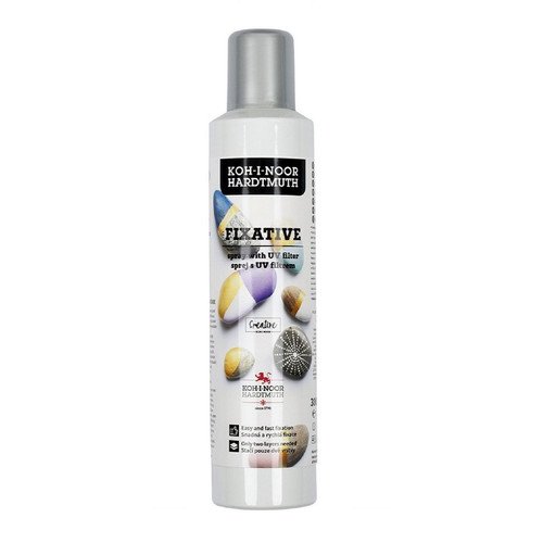 fixative with UV- פיקסטיב עם הגנת UV | לכה- Varnish | חומרים לאומנות ויצירה